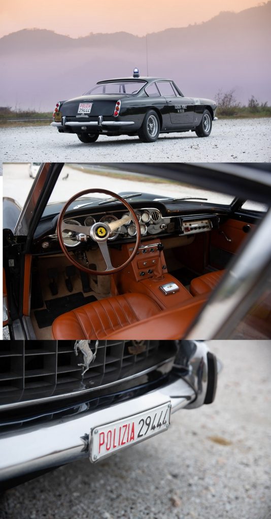 1962 Ferrari 250 GTE 2+2 Polizia is the only Ferrari Police car ...