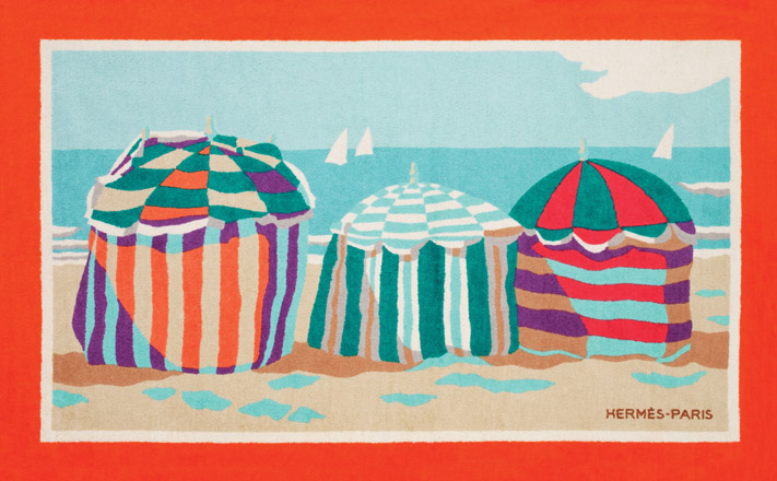 Beach Towel in Terry Towelling - 2LUXURY2.COM