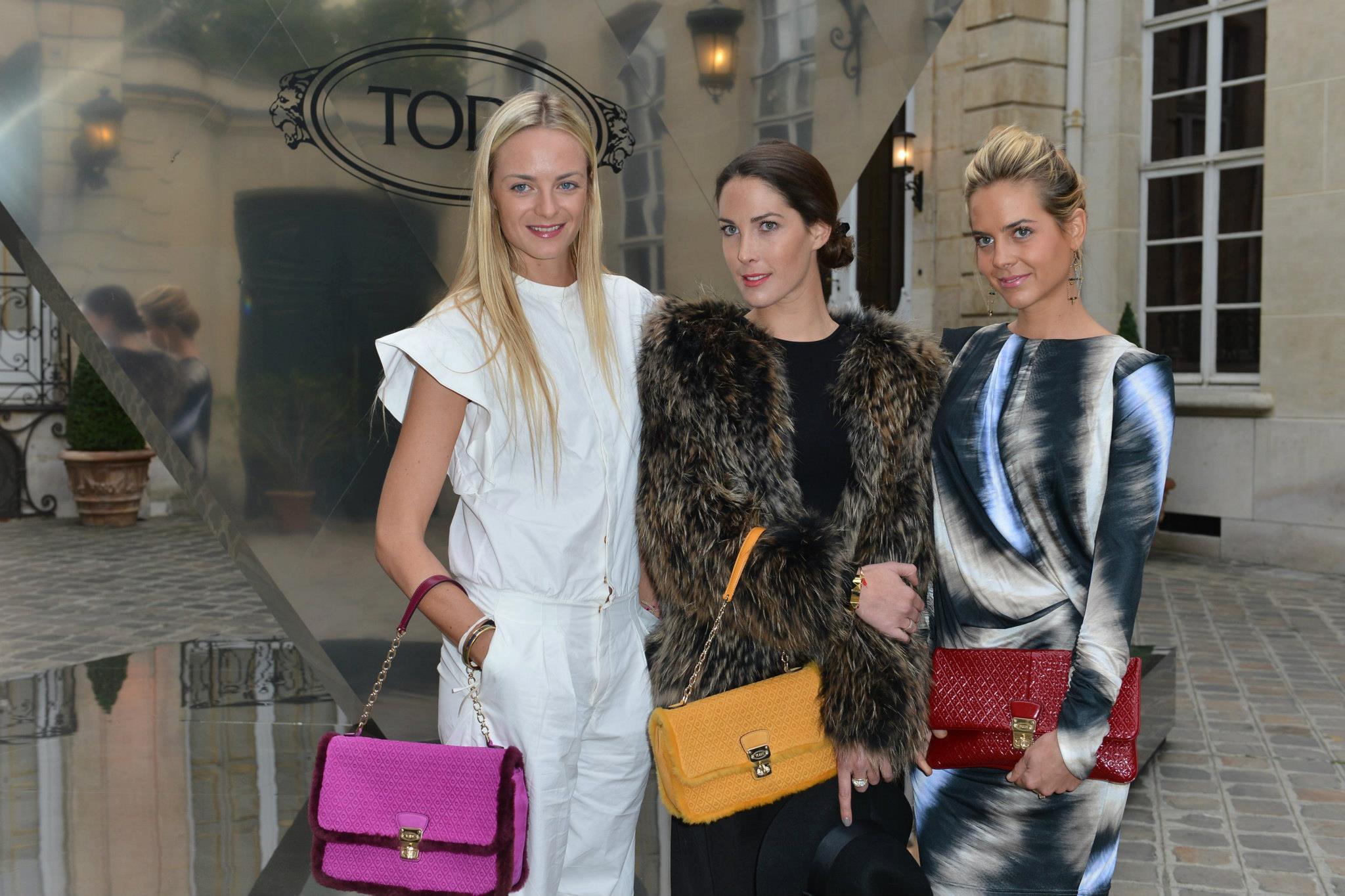 Claire, Prisca, Jenna Courtin Clarins - Tod’s Signature Spring Summer ...