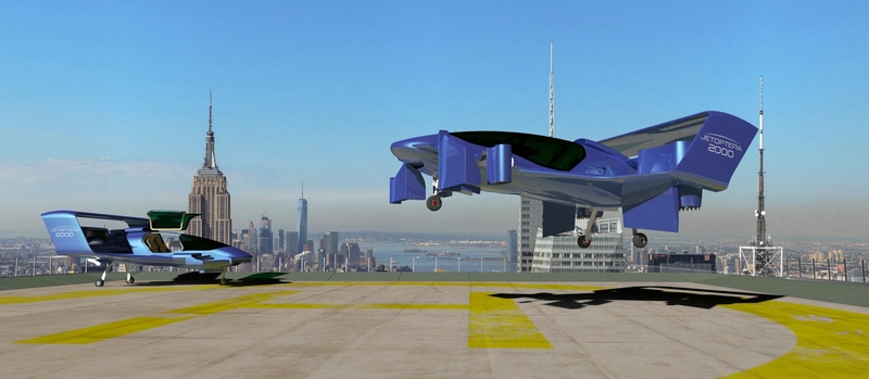 Jetoptera flying car's unique propulsion system is turning the air ...