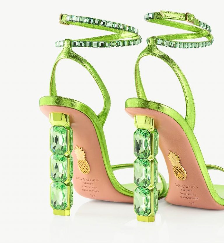 Aura Sandal 105: Aquazzura For Swarovski Creators Lab - 2LUXURY2.COM