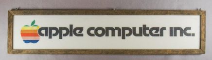 First Apple computer Inc. Trade Sign To Be Sold at Auction - 2LUXURY2.COM