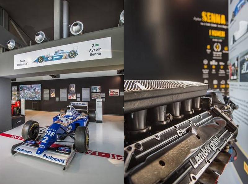 Unmissable Ayrton Senna at the Lamborghini Museum Italy