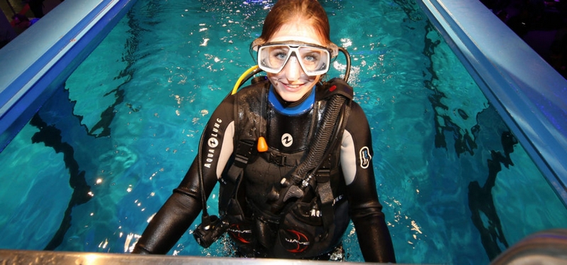 Diving is in, is tremendous fun. 2017 boot Düsseldorf