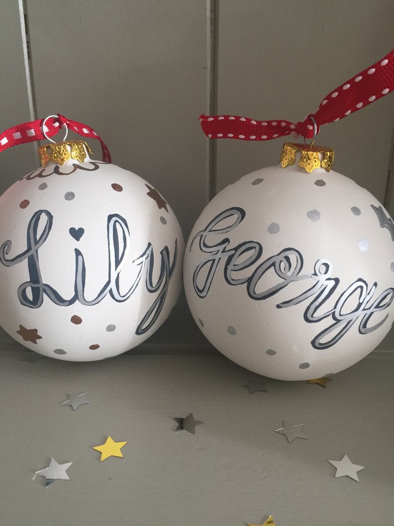 Cheer up your Christmas tree this year with personalised ceramic ...