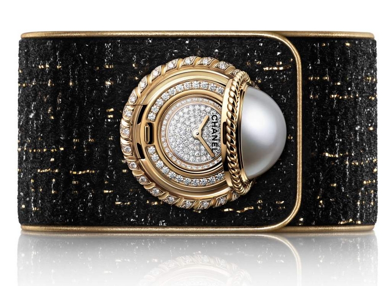 Chanel Mademoiselle Privé Bouton Perle secret watch pays homage to Coco ...