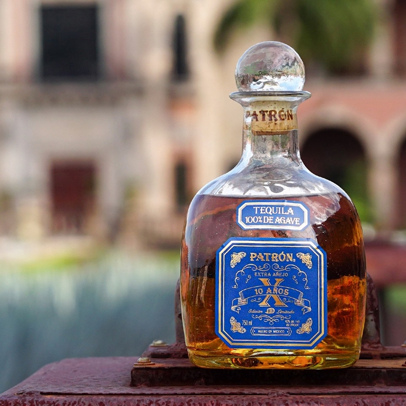 The ultra-rare Patrón Extra Añejo 10 Años is Patron's oldest tequila ...