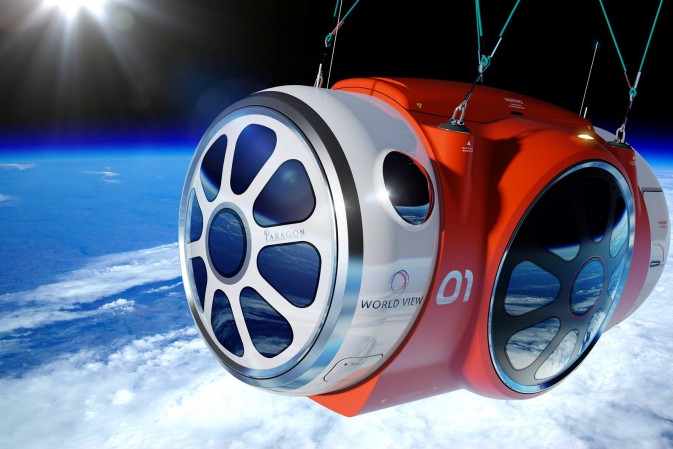 World View capsule for Space travel - High-altitude balloons to offer ...