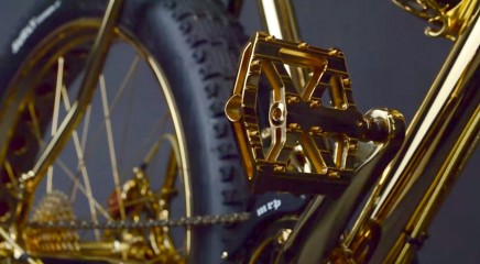 The world's first 24K gold plated extreme mountain bike - 2LUXURY2.COM