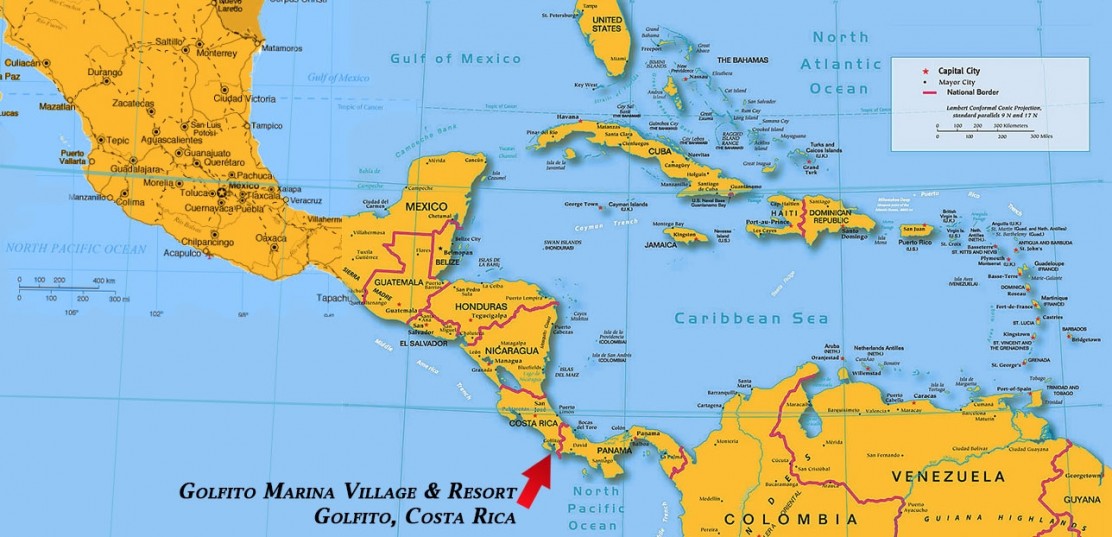 golfito marina village and luxury resort - costa rica - map - 2LUXURY2.COM