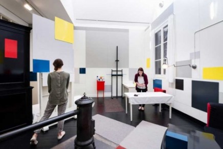 "Mondrian and his Studios" immersive exhibition. One of modern art’s ...